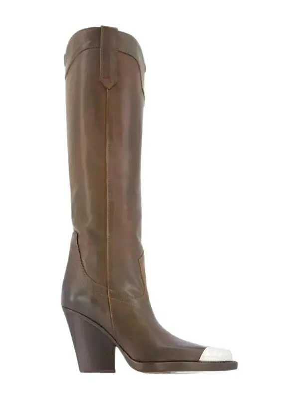Paris Texas El Dorado Embellished Boots - Brown