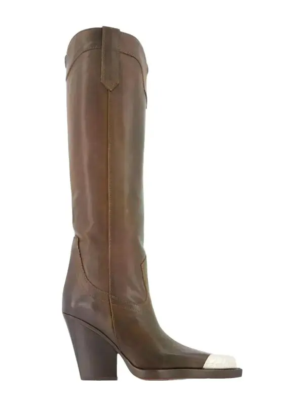 Paris Texas El Dorado Embellished Boots - Brown