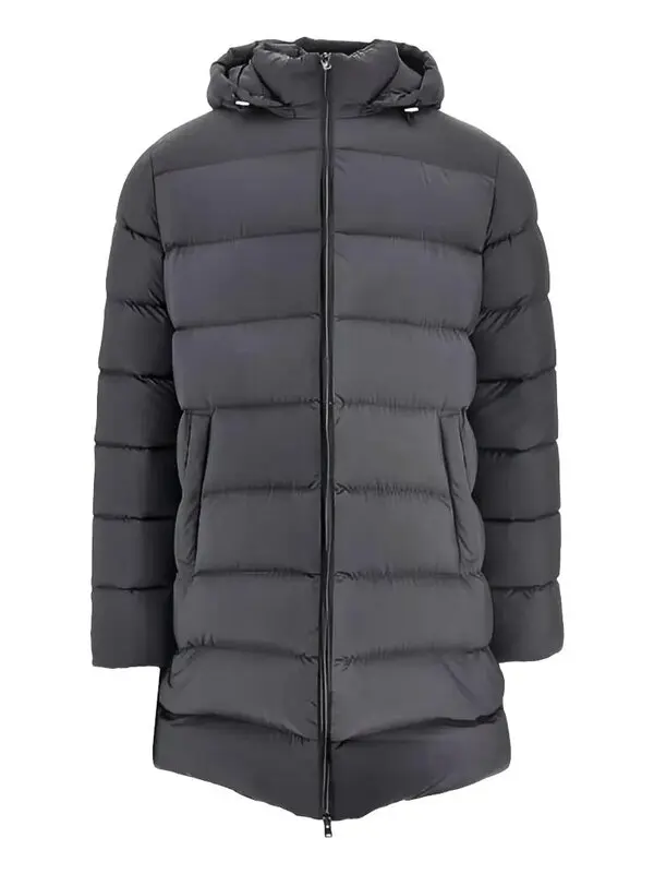 Herno Padded Hooded Parka - Grey