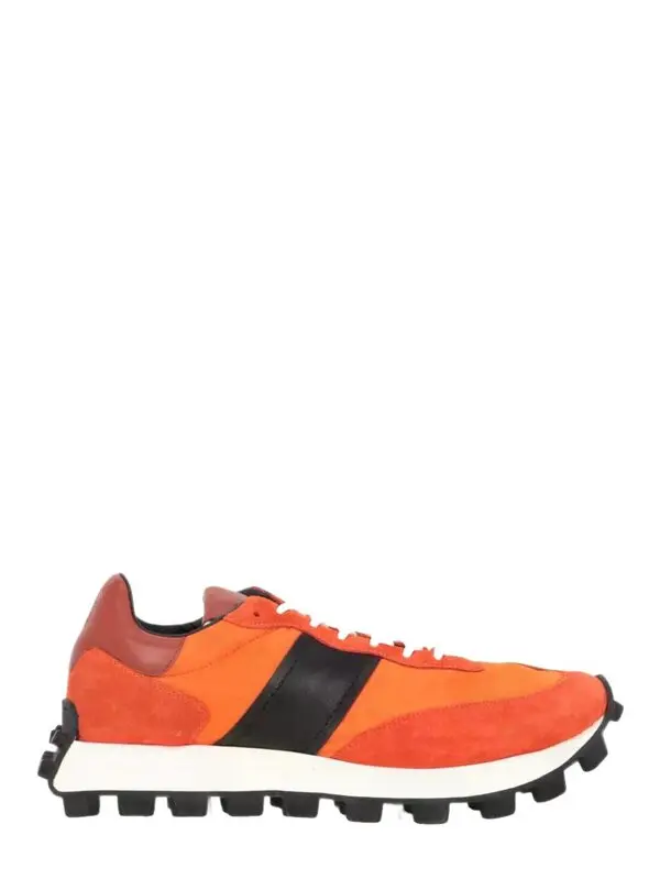 TOD'S Suede Panelled Gomma Sneakers - Orange
