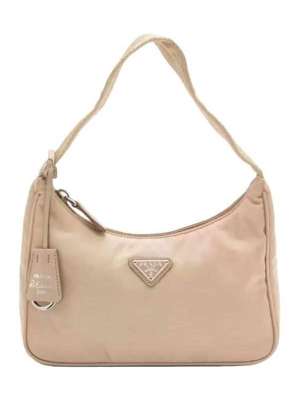 Prada Re-edition 2000 Tessuto Shoulder Bag - Brown