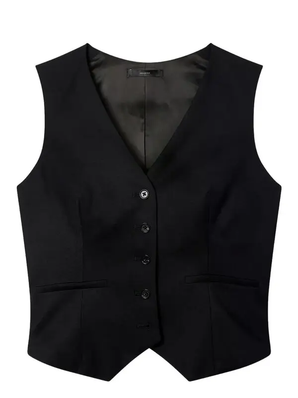 Paul Smith Buttoned Waistcoat - Black