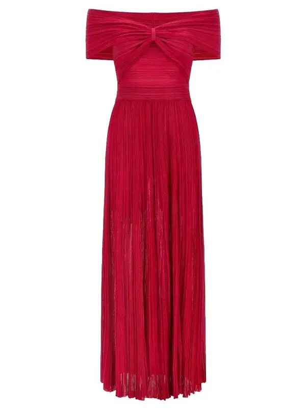 ANTONINO VALENTI Ginevra Maxi Dress - Red
