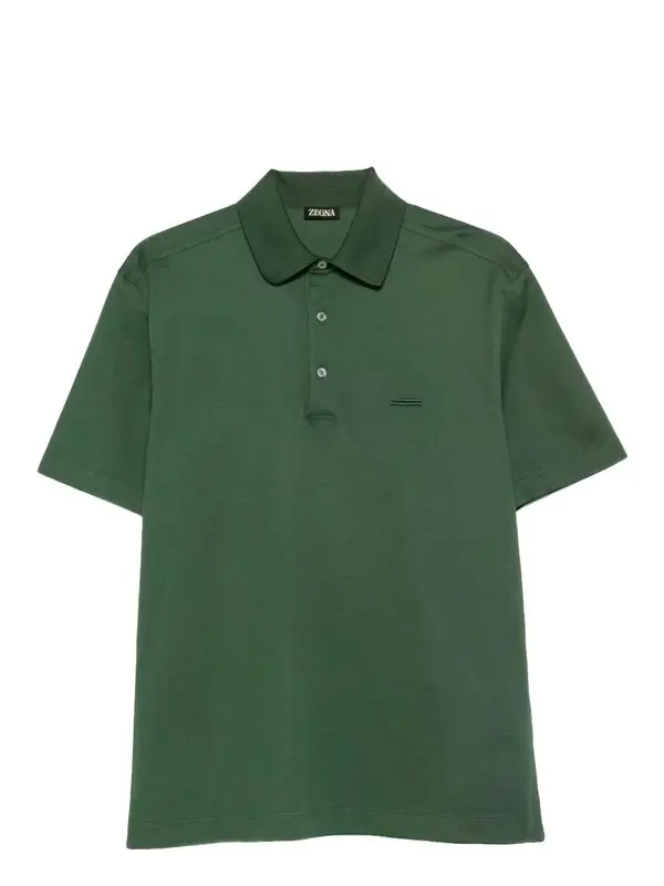 Zegna Short-sleeve Polo Shirt - Green