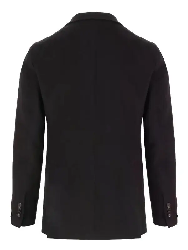 Tagliatore Single-breasted Notch-lapels Blazer - Black