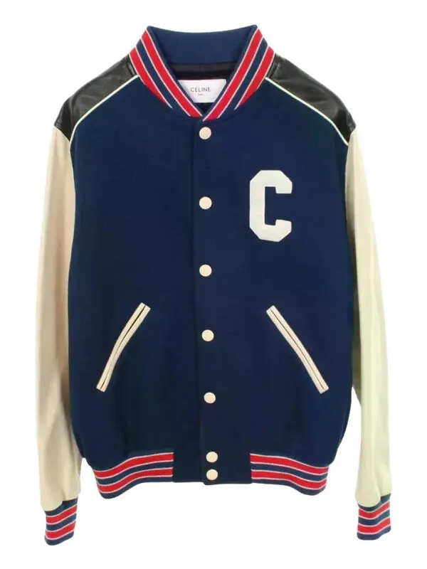 Celine Varsity Jacket - Blue