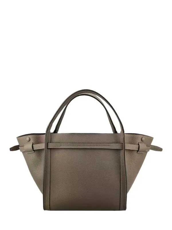 TOD'S T Signature Shopping Bag In Leather Small - Brown