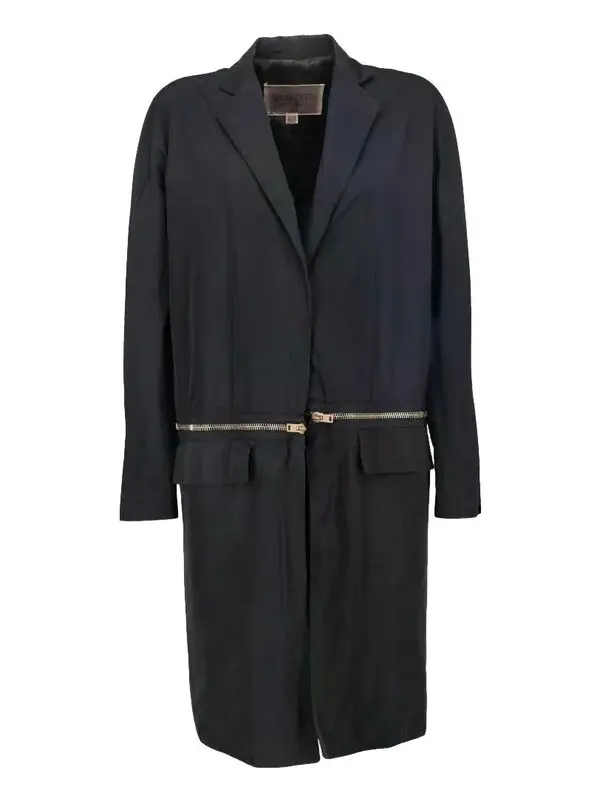 Giambattista Valli Zip-detail Coat - Black