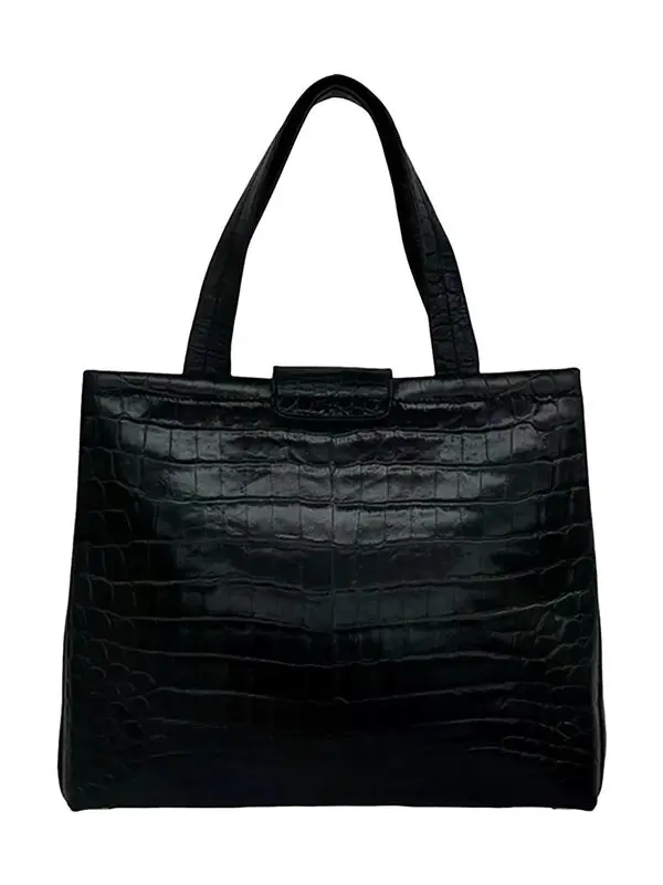 FERRAGAMO Vara Bow Satchel - Black