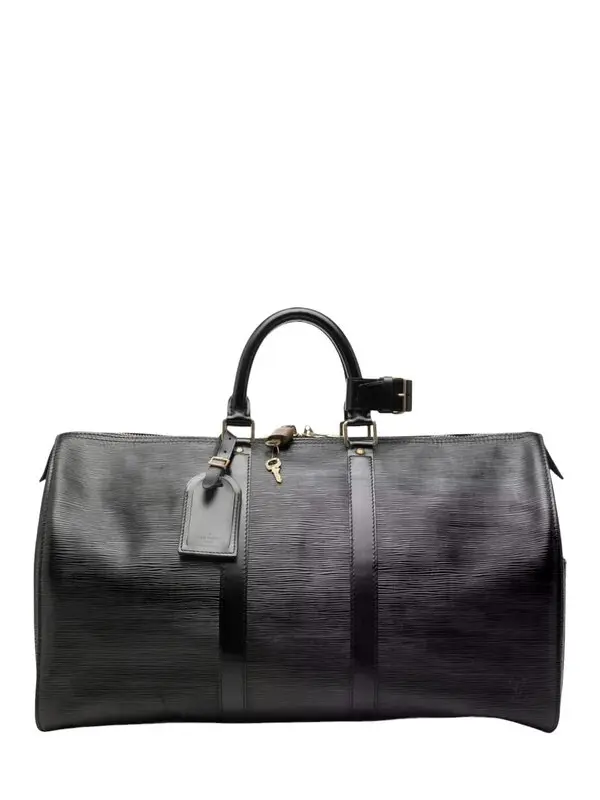 LOUIS VUITTON Epi Keepall 45 Travel Bag - Black