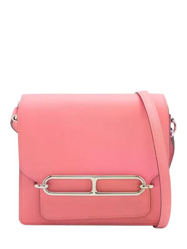 Hermès 2025 Mini Swift Sac Roulis 18 Crossbody Bag - Pink