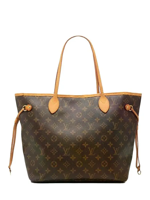 LOUIS VUITTON Monogram Neverfull Mm Tote Bag - Brown