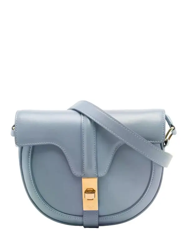 Celine 2020 Small Calfskin Besace 16 Crossbody Bag - Blue