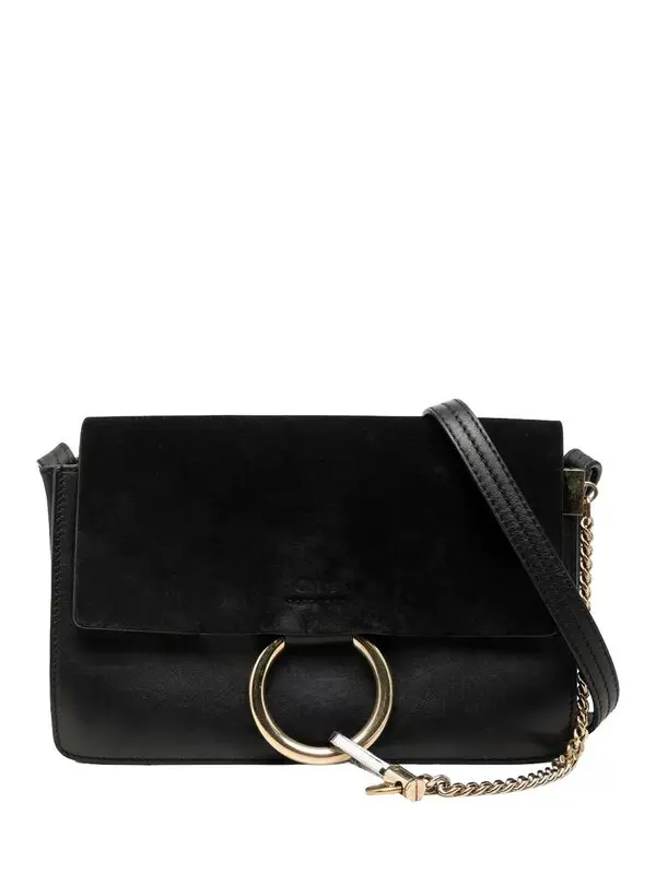 Chloé Faye Crossbody Bag - Black