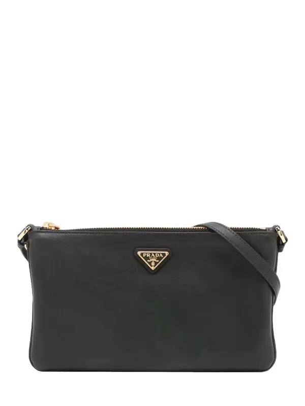 Prada 2013-2026 Leather Crossbody Bag - Black