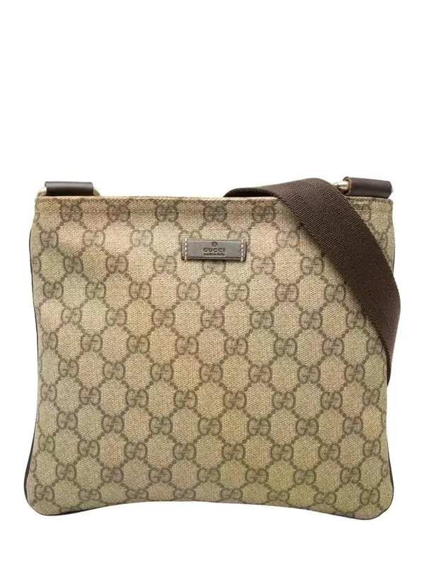 Gucci 2000-2015 Gg Supreme Crossbody Bag - Neutrals