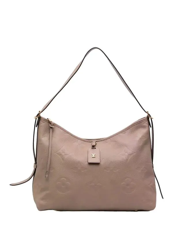 LOUIS VUITTON 2021-2026 Monogram Empreinte Carryall Mm Crossbody Bag - Brown