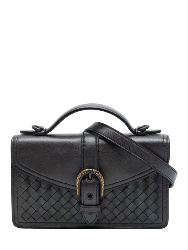Bottega Veneta Nappa Intrecciato Satchel - Brown