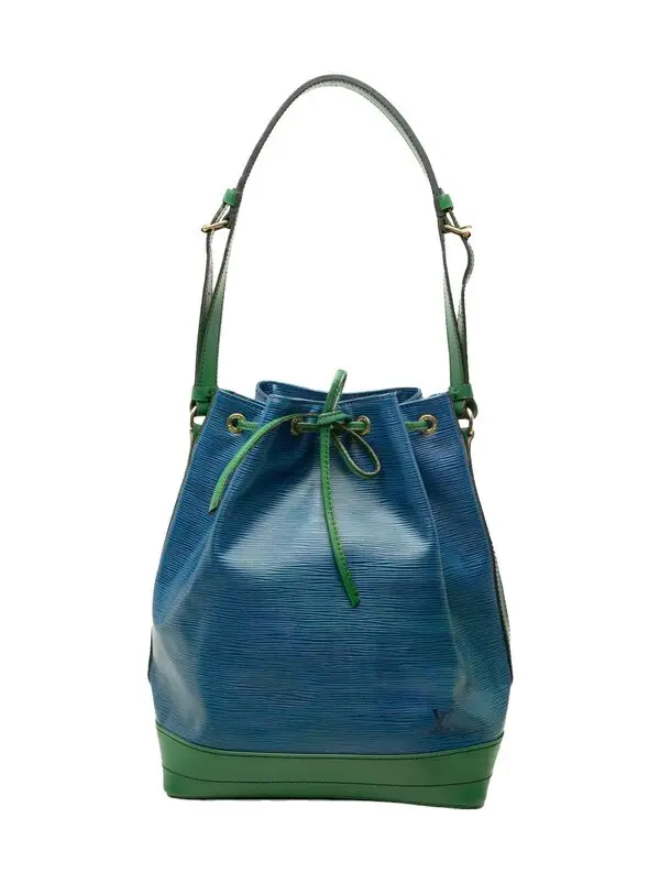 LOUIS VUITTON Epi Leather Bicolor Noe Gm Bucket Bag - Blue