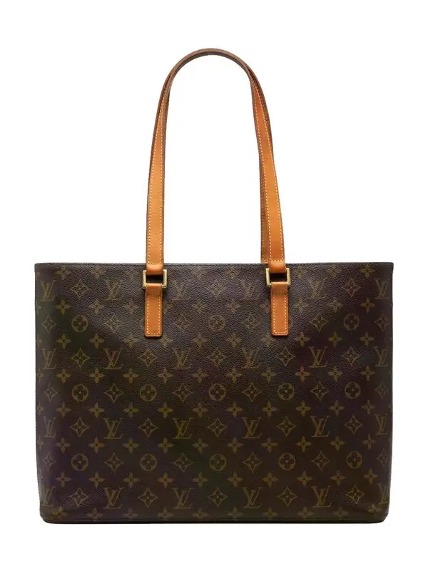LOUIS VUITTON 2001 Monogram Luco Tote Bag - Brown