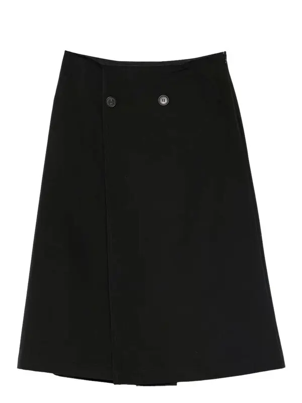 MAISON MARGIELA Button Midi Skirt - Black