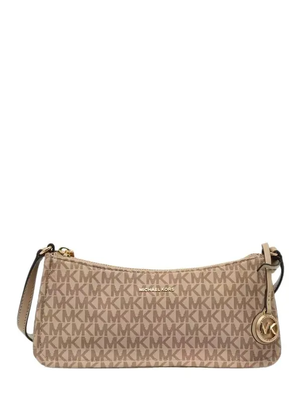 Michael Kors Monogram-print Shoulder Bag - Neutrals