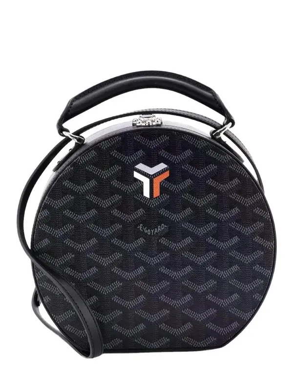 Goyard Alto Hatbox Bag Coated Canvas Satchel - Black