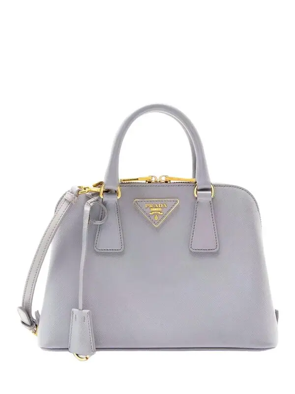 Prada Saffiano Promenade Small Satchel Bag - Purple