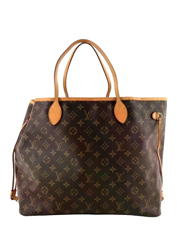 LOUIS VUITTON Neverfull Monogram Canvas Gm Tote Bag - Brown