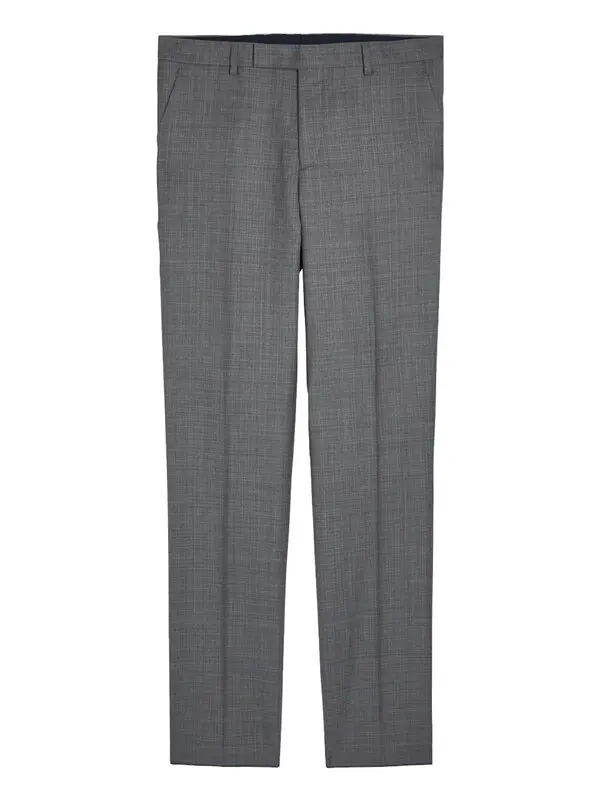 Paul Smith Tailored Slim Tapered-leg Wool Trousers - Grey