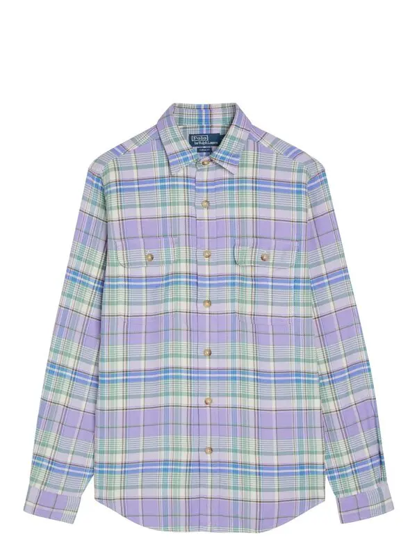 Polo Ralph Lauren Checked Flannel Shirt - Green