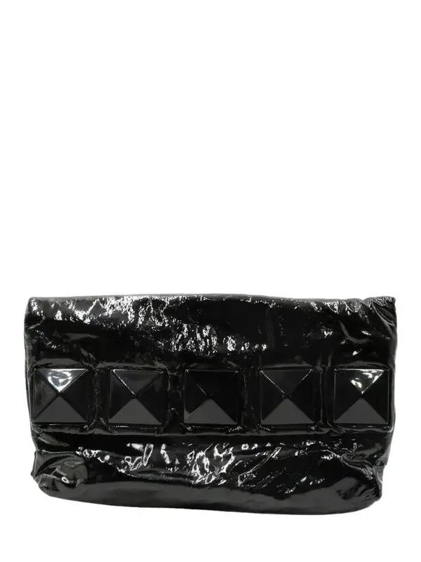 Marc Jacobs Studded Leather Clutch Bag - Black