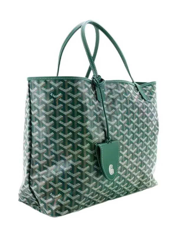 Goyard Saint Louis Pm Coated Canvas Tote Bag - Green