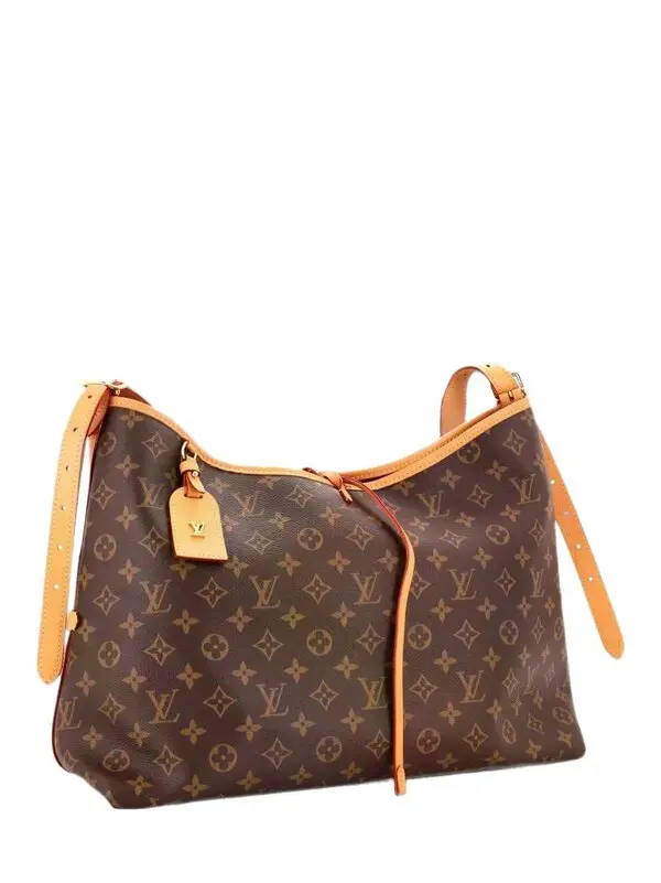 LOUIS VUITTON Carryall Monogram Canvas Mm Hobo Bag - Brown