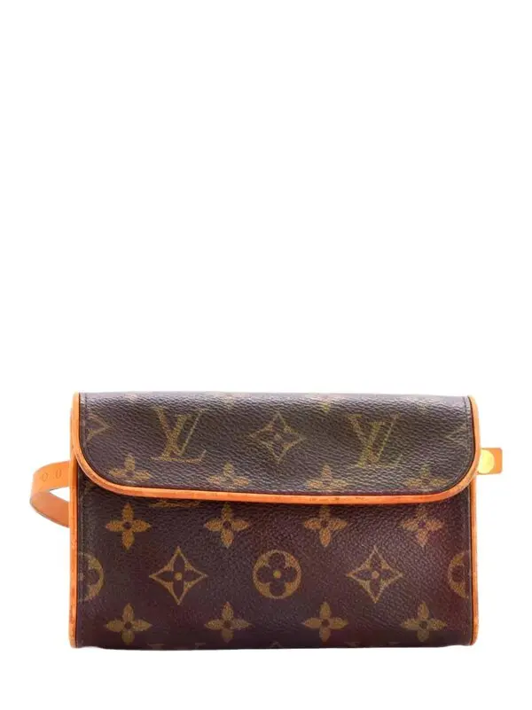 LOUIS VUITTON Florentine Waist Bag Monogram Canvas Belt Bag - Brown