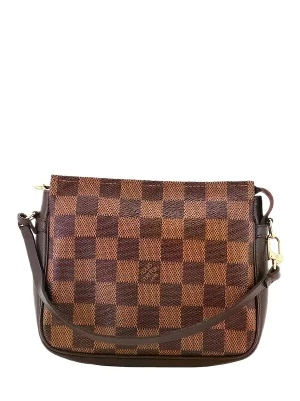 LOUIS VUITTON Trousse Make Up Bag Damier Pouch - Brown
