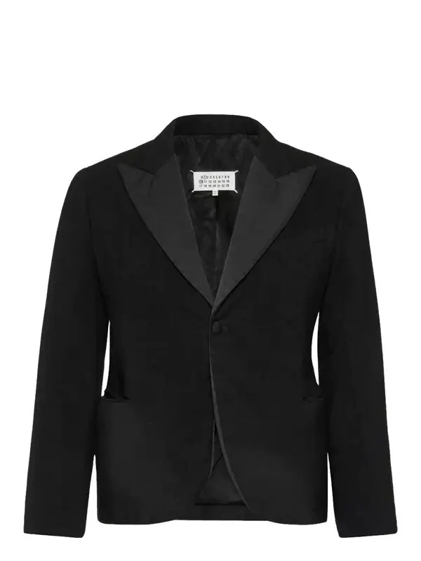 MAISON MARGIELA Wool Blazer - Black