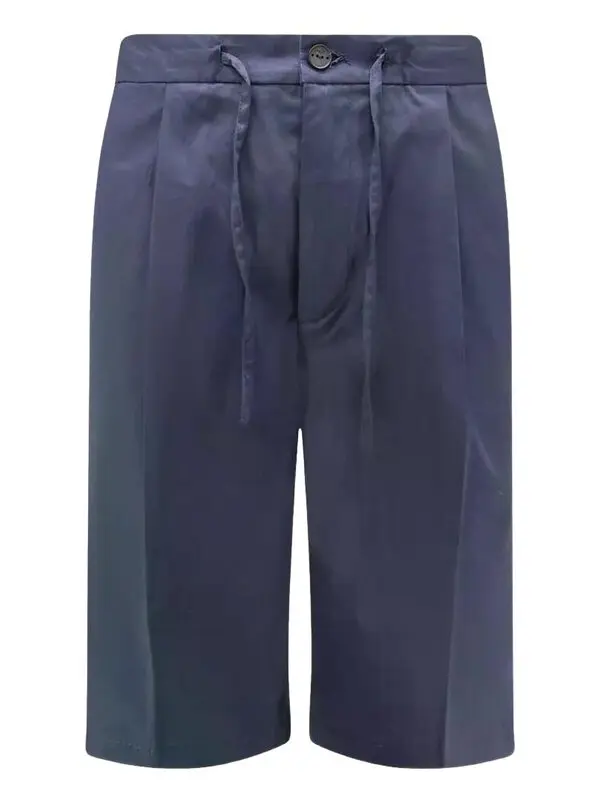 HEVO Torre Lapillo Pleated Shorts - Blue