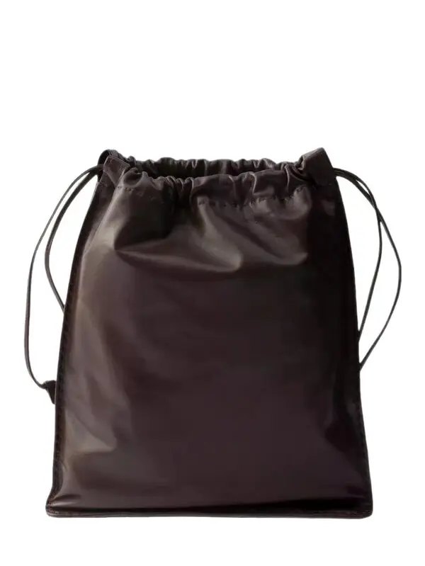 Prada Nappa Leather Pouch - Brown