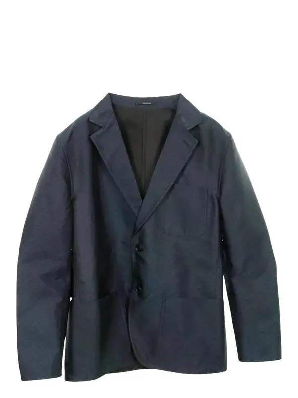 Hermès 2010s Dot-pattern Reversible Blazer - Blue