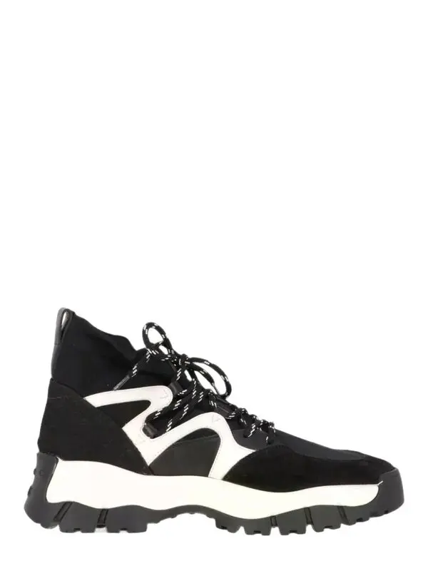 TOD'S Panelled High-top Sneakers - Black