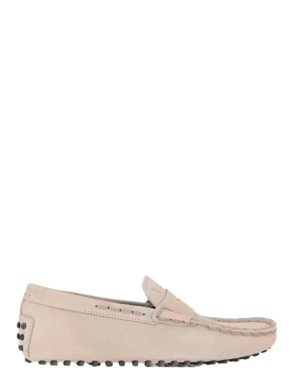 TOD'S Gommino Suede Loafers - Neutrals