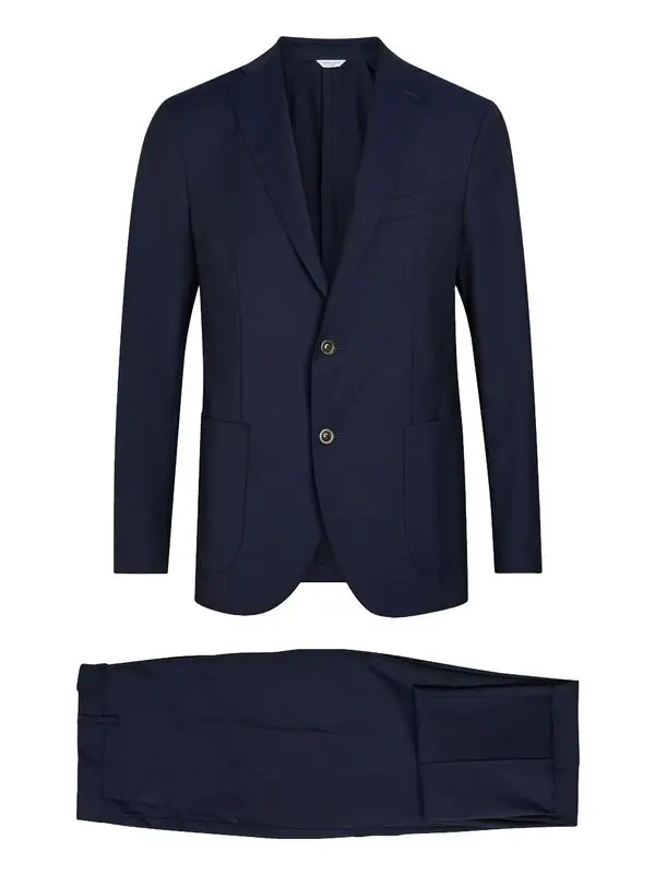 Boglioli Wool Suit - Navy