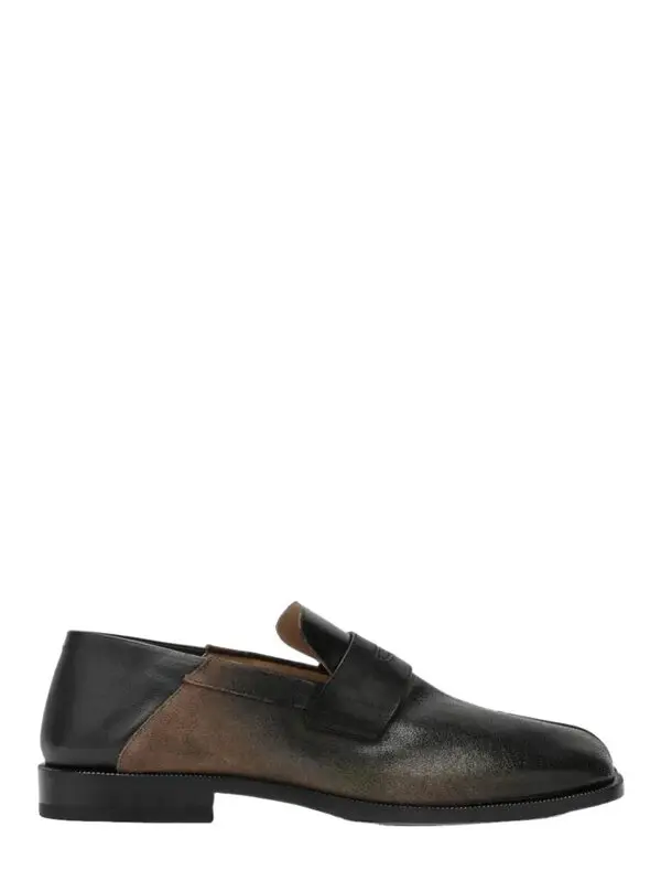 MAISON MARGIELA Tabi City Leather Loafers - Black