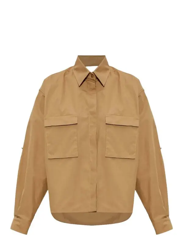 Max Mara Long-sleeved Shirt - Camel