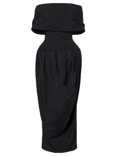 Magda Butrym Draped Gown - Black