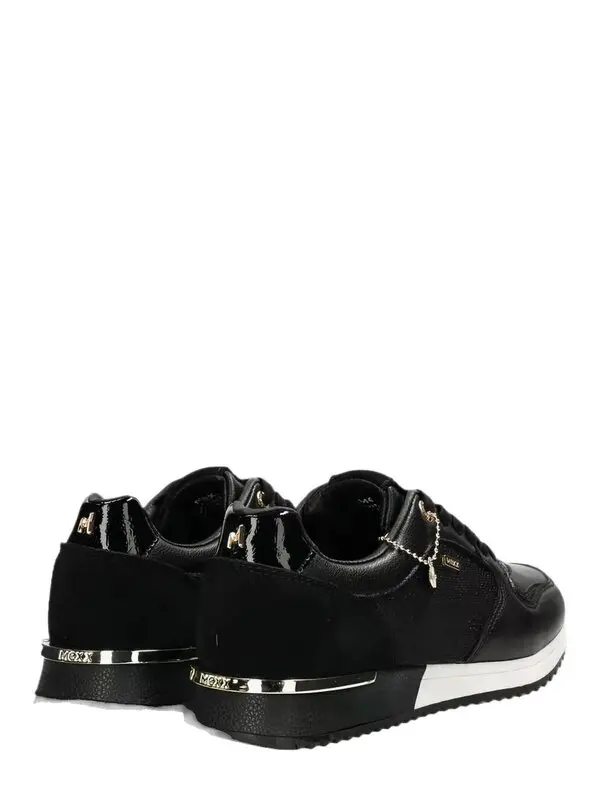 MEXX Glitter-panelled Charm Detail Sneakers - Black