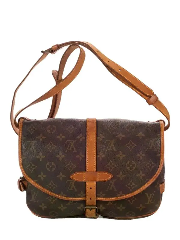 LOUIS VUITTON Saumur 25 Shoulder Bag - Brown