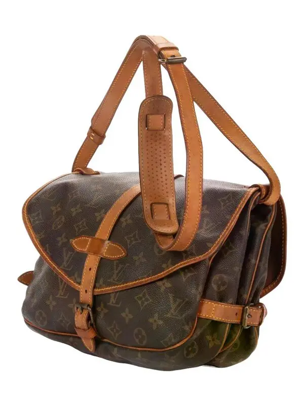 LOUIS VUITTON Saumur 25 Shoulder Bag - Brown