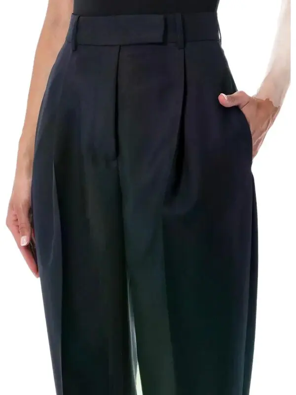 RÓHE Pleated Tailored Trousers - Blue